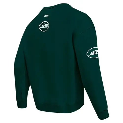 PRO STANDARD New York Jets Drop Shoulder Crewneck Sweatshirt