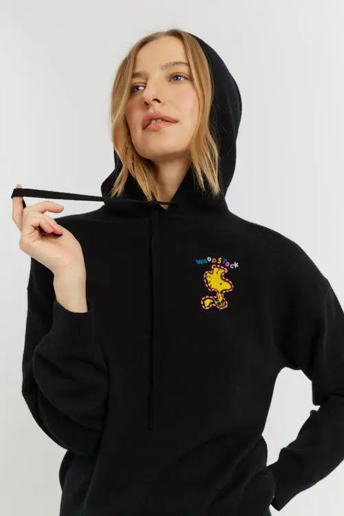 Chinti & Parker Wool-cashmere Snoopy Hoodie