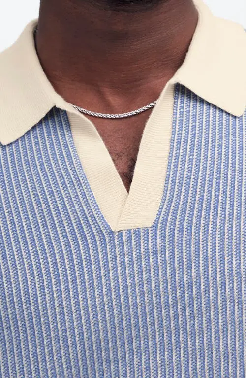Madewell Johnny Collar Tuck Stitch Polo