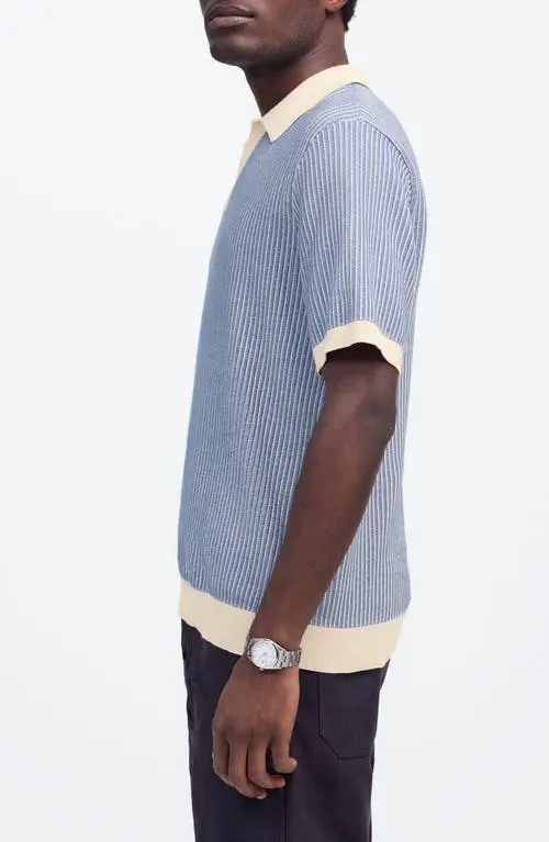 Madewell Johnny Collar Tuck Stitch Polo