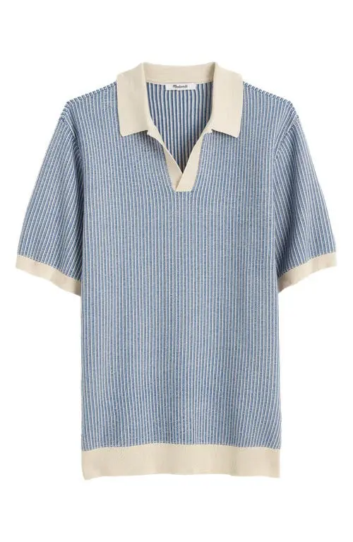 Madewell Johnny Collar Tuck Stitch Polo