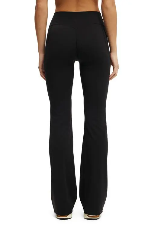 Cotton:on Active Ultra Luxe Cross Front Invisible Scrunch Flare Leggings