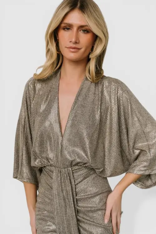 BALTIC BØRN Ciara Ruched Midi Dress