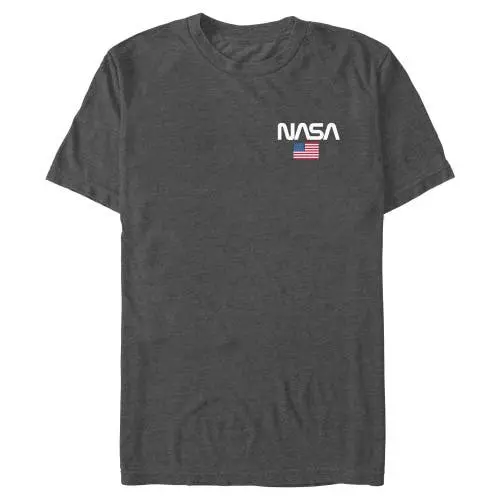 NASA Pocket Flag Logo Graphic T-shirt