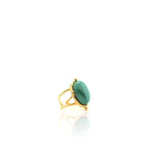 Sylvia Toledano Grande Ovale Ring - Malachite
