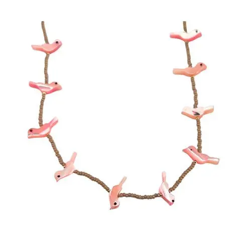 MADISON BEVERLY HILLS Fetish Bird Necklace - Pink