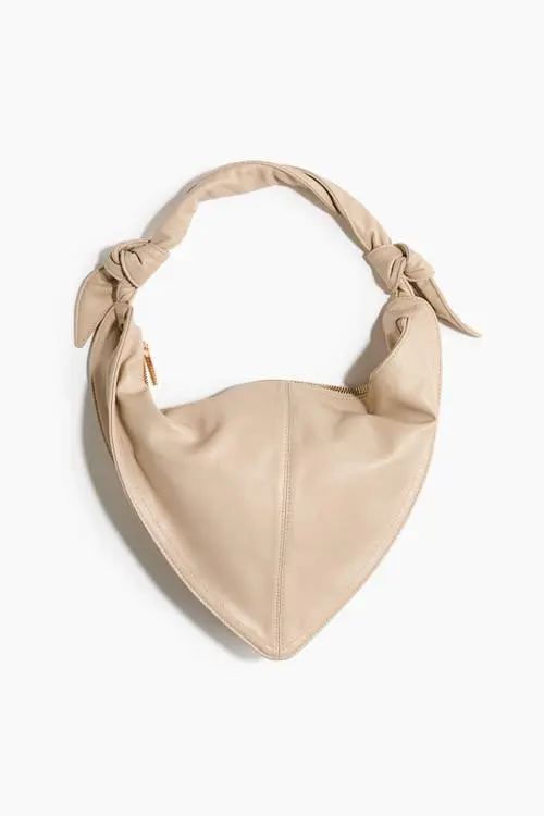 H&m Shoulder Bag With Scarf-look Design And Tie Details