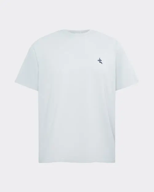 LE PERE Kami Logo Tee Shirt - Blue