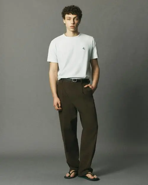 LE PERE Kami Logo Tee Shirt - Blue