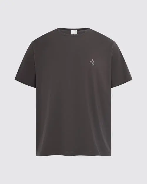 LE PERE Kami Logo Tee Shirt - Grey