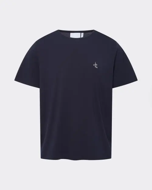 LE PERE Kami Logo Tee Shirt - Navy