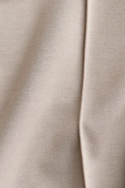 H&m Viscose-blend Barrel-leg Pants - Light Beige