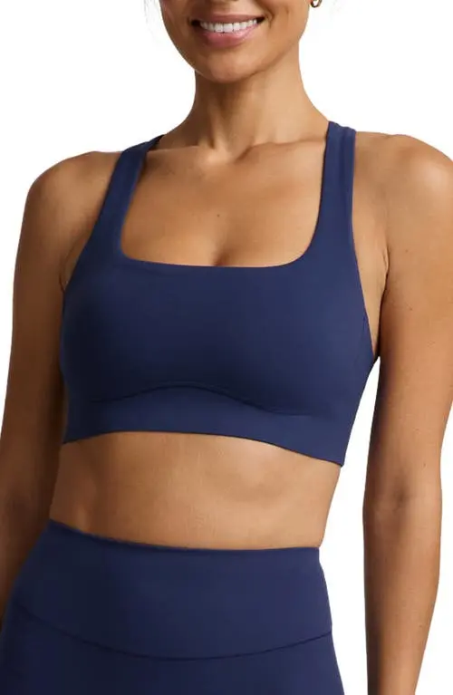 Beyond Yoga Glowzone Impact Bra - Deep Ocean