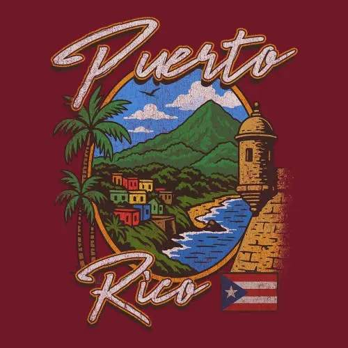 LOST GODS Caribbean Island Graphic T-shirt