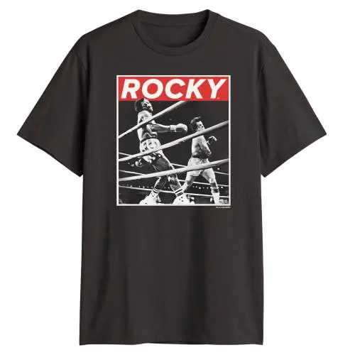 ROCKY Savage Punch Poster Short Sleeve Graphic T-shirt