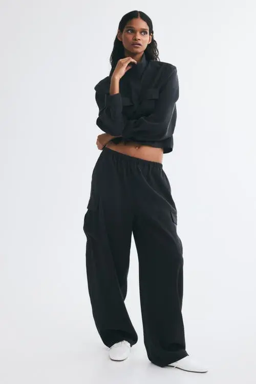 H&m Viscose-blend Pull-on Pants