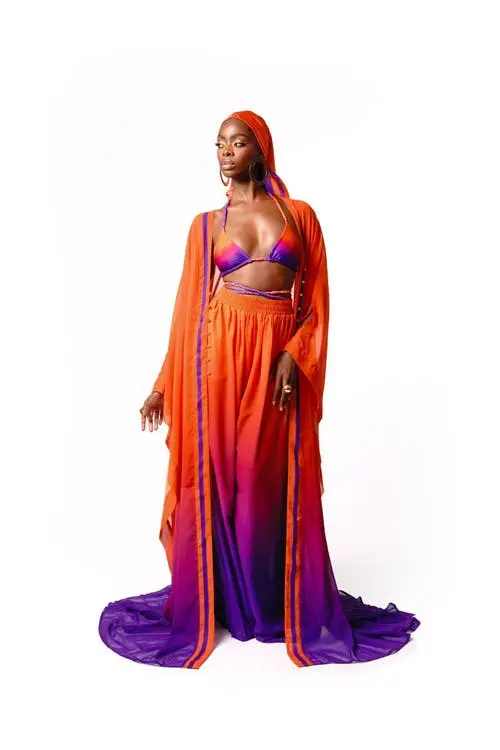 OFUURE Luna Chiffon Kaftan