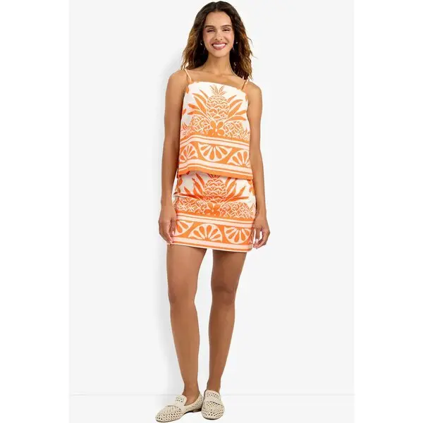 Trina Turk High Rise Tropical Print Mini Skirt