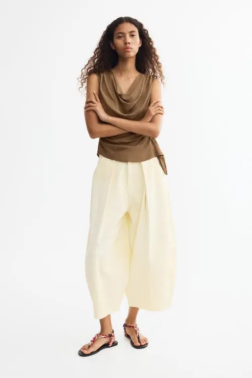 H&m Draped One-shoulder Top