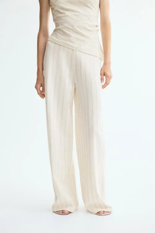 H&m Cotton-blend Pull-on Pants