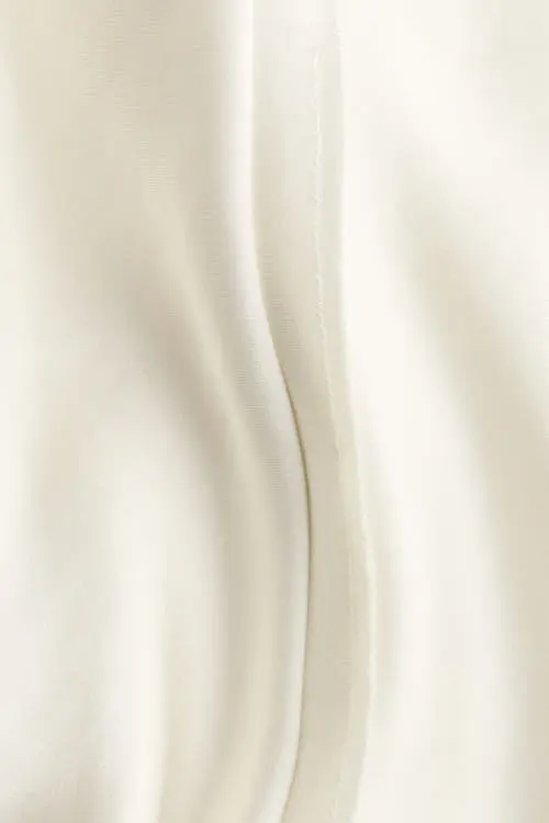 H&M Satin Midi Dress With Cap Sleeves And Slit