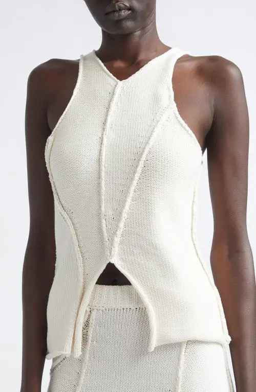 AISLING CAMPS Eddy Cotton Blend Sweater Tank