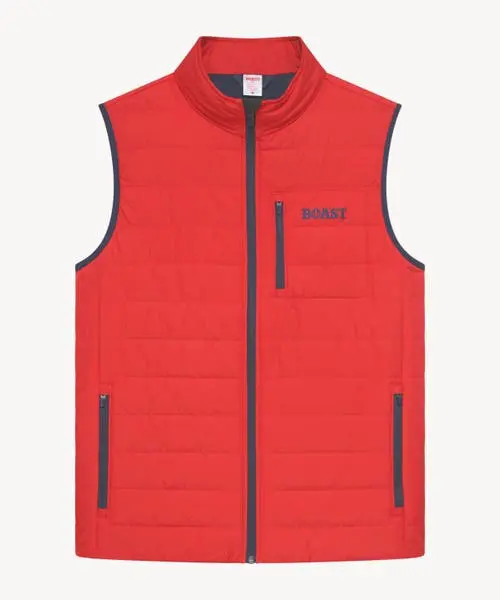Boast Lightweight Quilted Vest 2.0 - Red