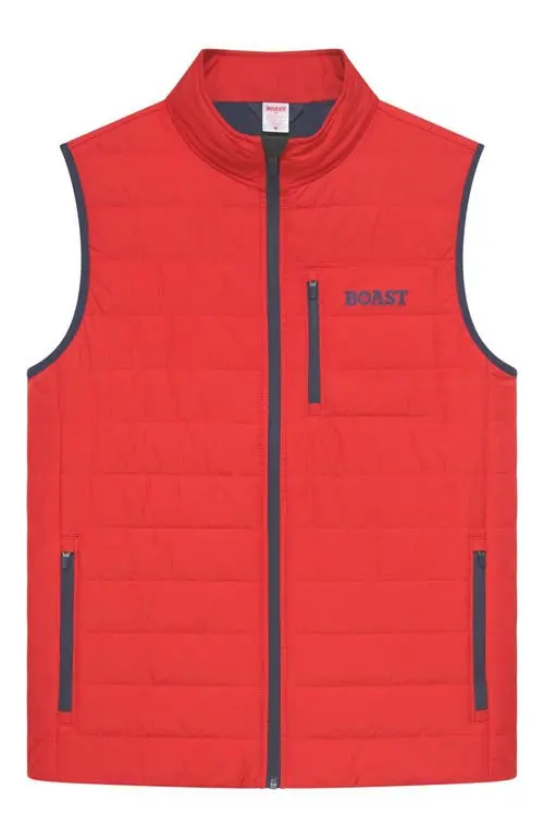 Boast Lightweight Quilted Vest 2.0 - Red