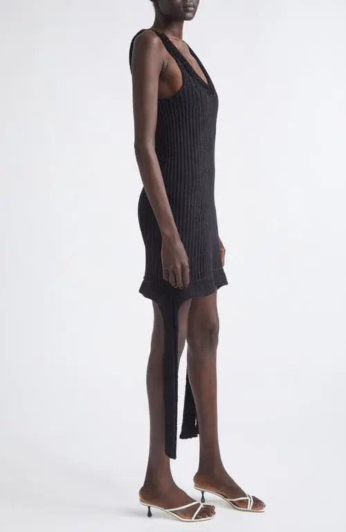 AISLING CAMPS Flip Cotton Blend Rib Sweater Tank