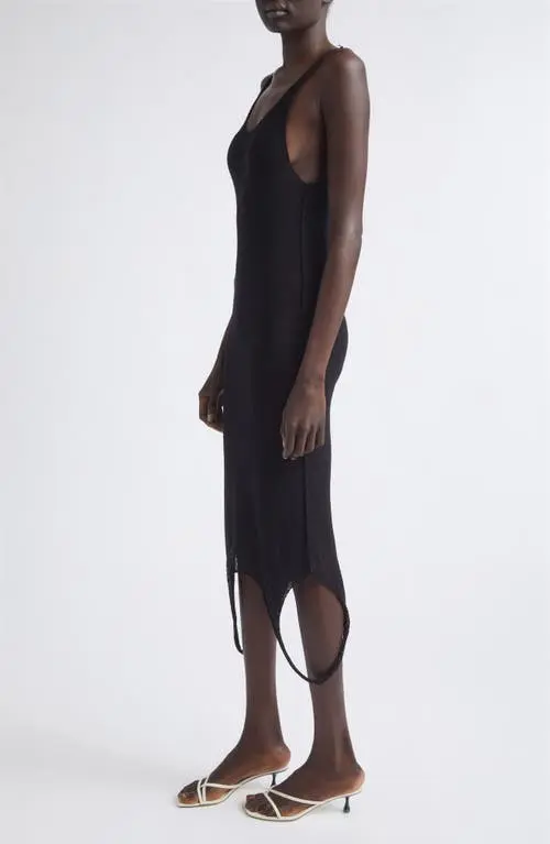 AISLING CAMPS Flip Cotton Blend Rib Sweater Tank