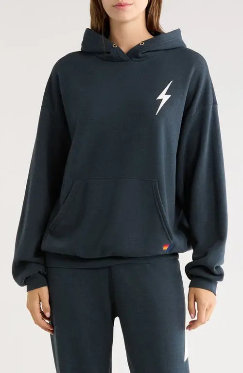 Aviator Nation Bolt Stitch Hoodie - Charcoal