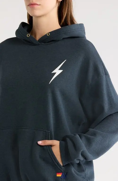 Aviator Nation Bolt Stitch Hoodie - Charcoal