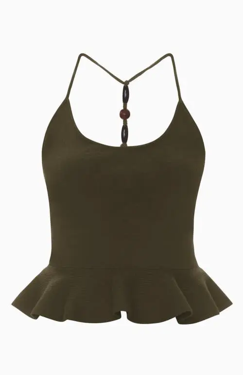 Rebecca Taylor Bailey Sweater Tank - Olive