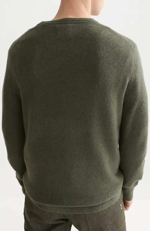Scotch & Soda Soft Knit Crewneck Sweater - Forest Night