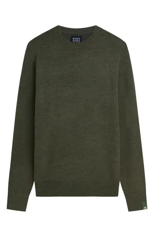 Scotch & Soda Soft Knit Crewneck Sweater - Forest Night