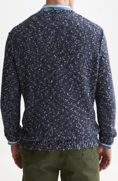 Scotch & Soda Melange Bouclé Crewneck Sweater