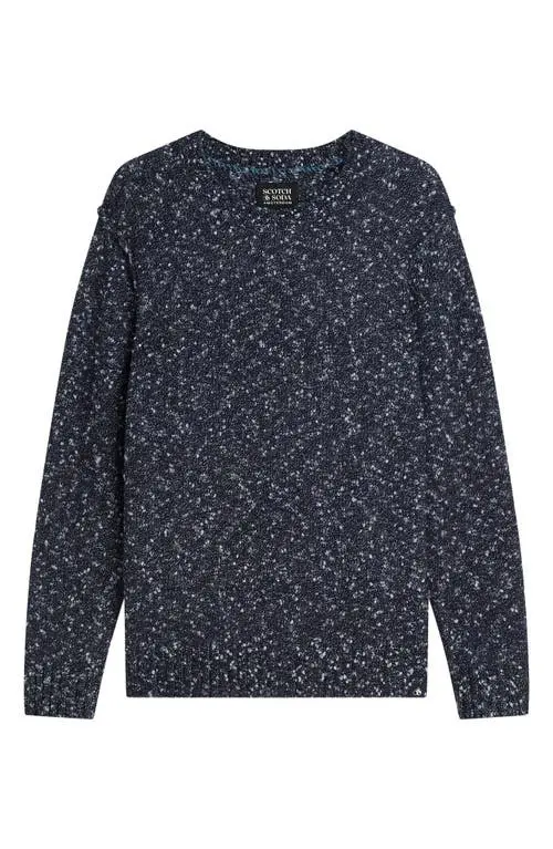 Scotch & Soda Melange Bouclé Crewneck Sweater