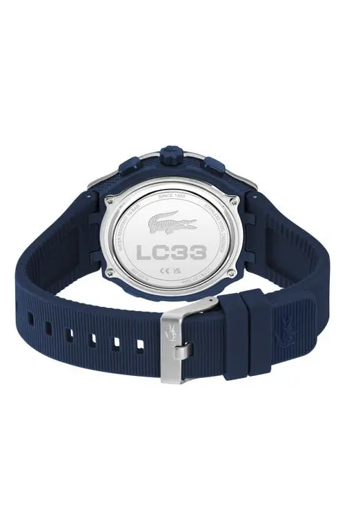 Lacoste Lc33 Analog-digital Silicone Strap Watch