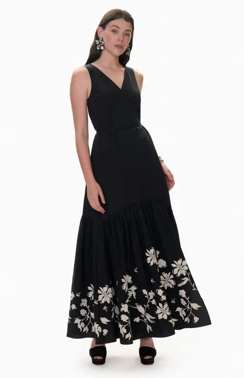 Rebecca Taylor Quinn Applique Dress - Noir