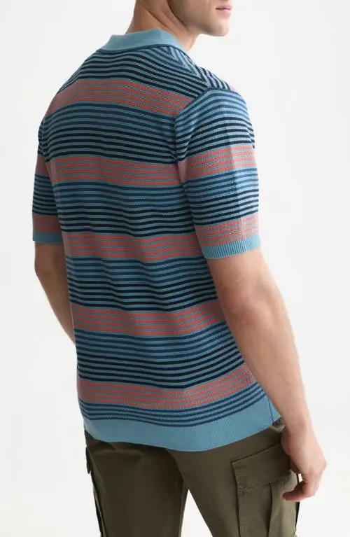 Scotch & Soda Striped Regular Fit Polo