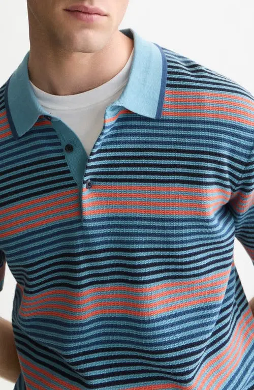 Scotch & Soda Striped Regular Fit Polo