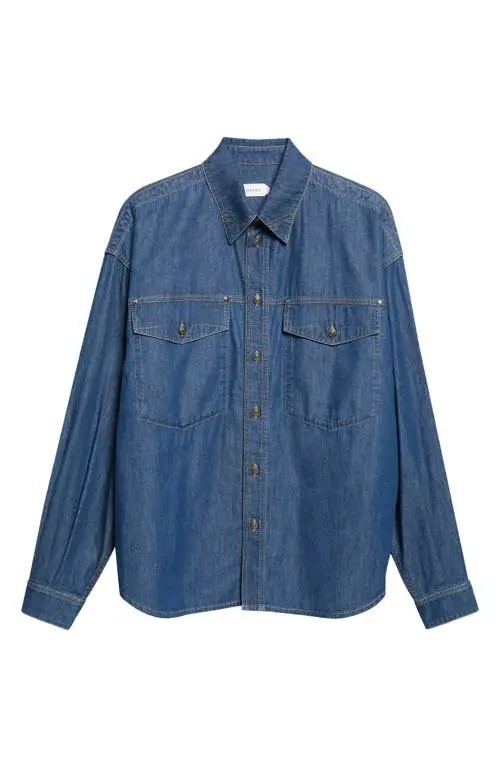 Versace Denim Button-up Shirt