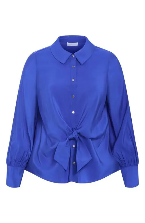 City Chic Isabella Tie Front Shirt