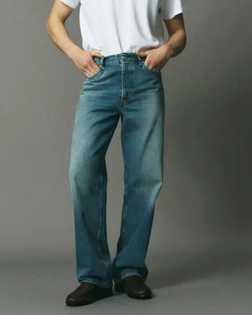 LE PERE Penta 5 Pocket Jeans - Blue