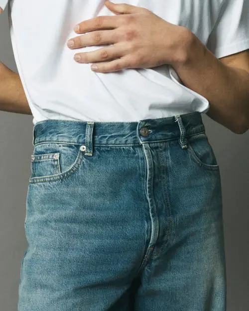 LE PERE Penta 5 Pocket Jeans - Blue