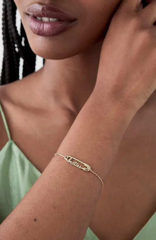 Kate Spade New York Best Friends Safety Pin Charm Bracelet
