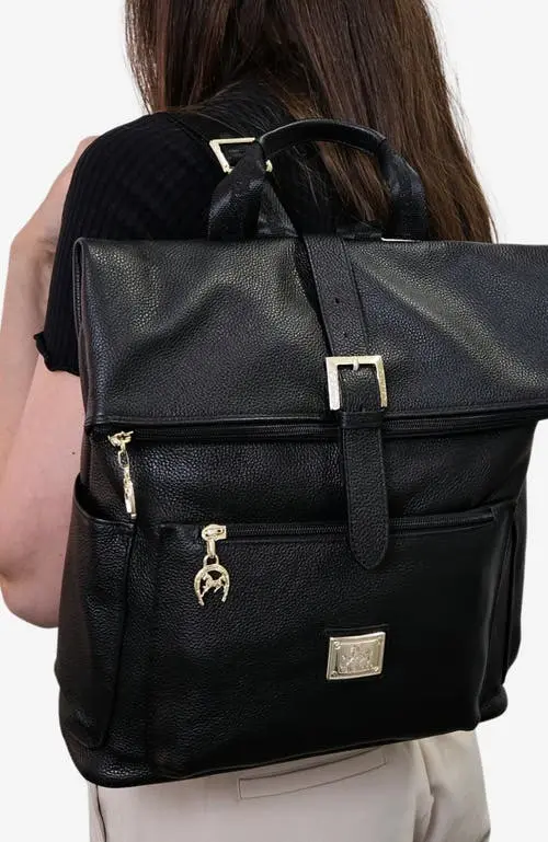 CAVALINHO Muse 415 Pebbled Leather Backpack