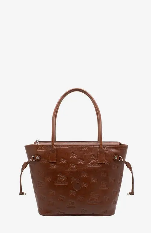 CAVALINHO Cavalo Lusitano 520 Embossed Leather Tote Bag