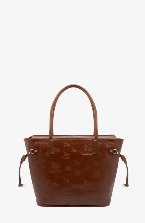 CAVALINHO Cavalo Lusitano 520 Embossed Leather Tote Bag
