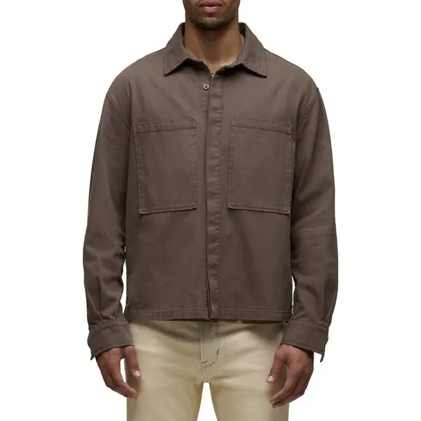 Hudson Jeans Relaxed Long Sleeve Overshirt Jacket
